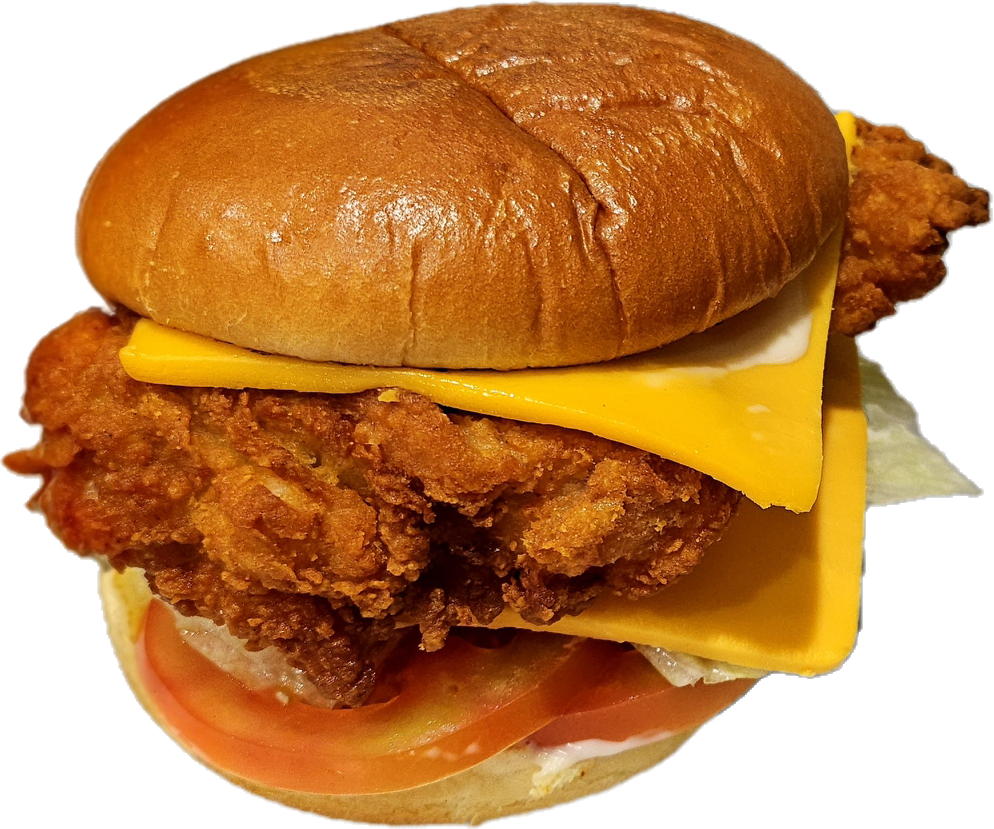 Cheesy Chicken Burger | Krazy Bird