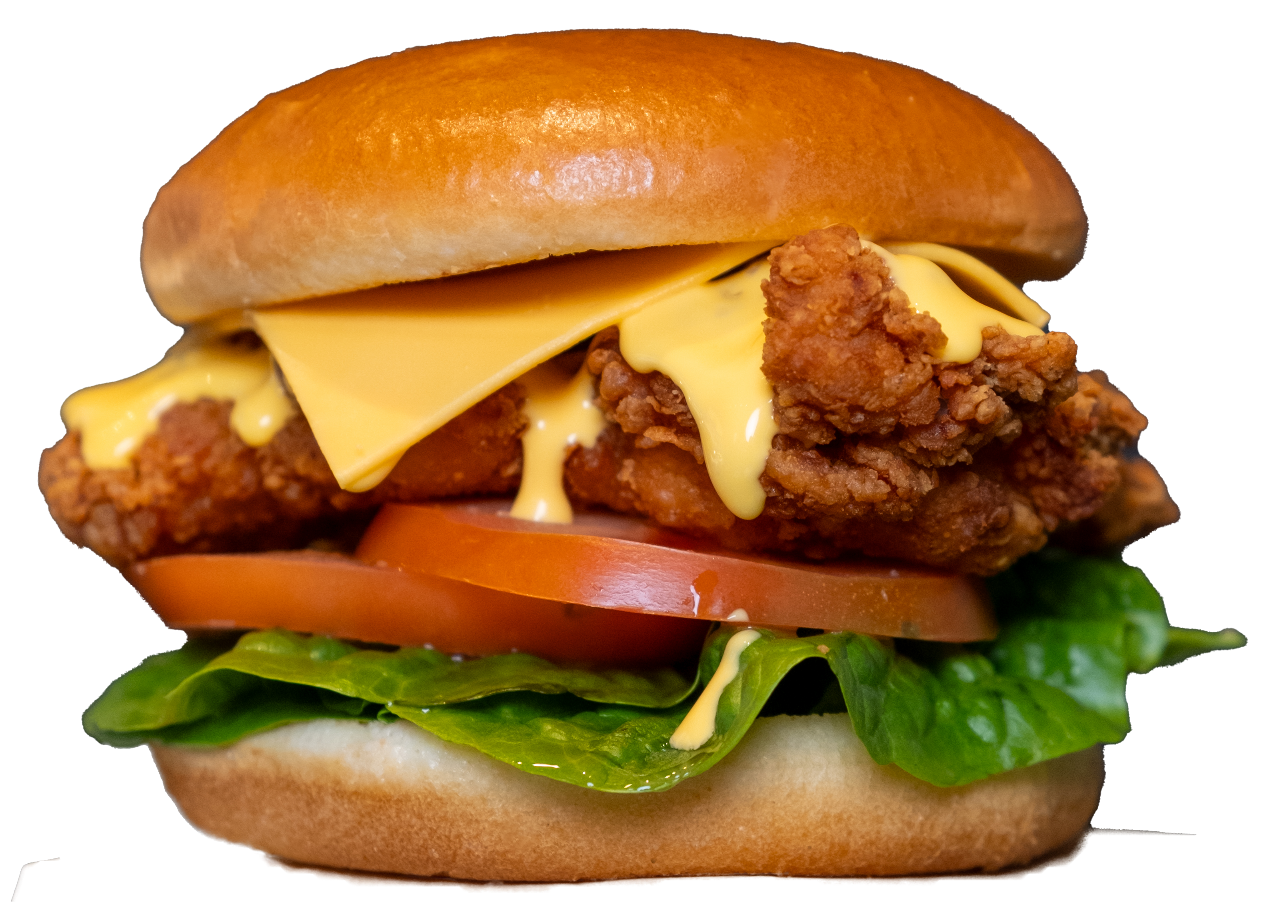 Cheesy Chicken Burger | Krazy Bird